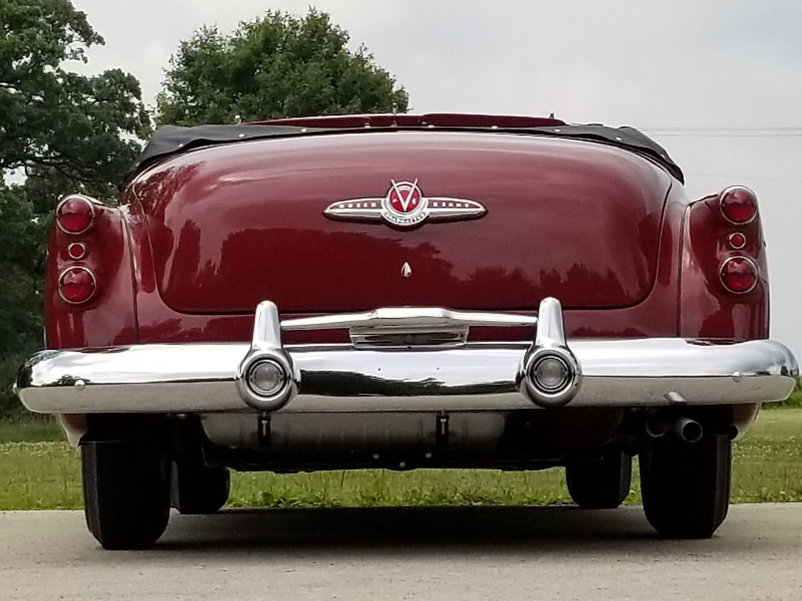 1953 Buick Roadmaster Skylark Manderin Red Convertible 322cu/188 hp ...