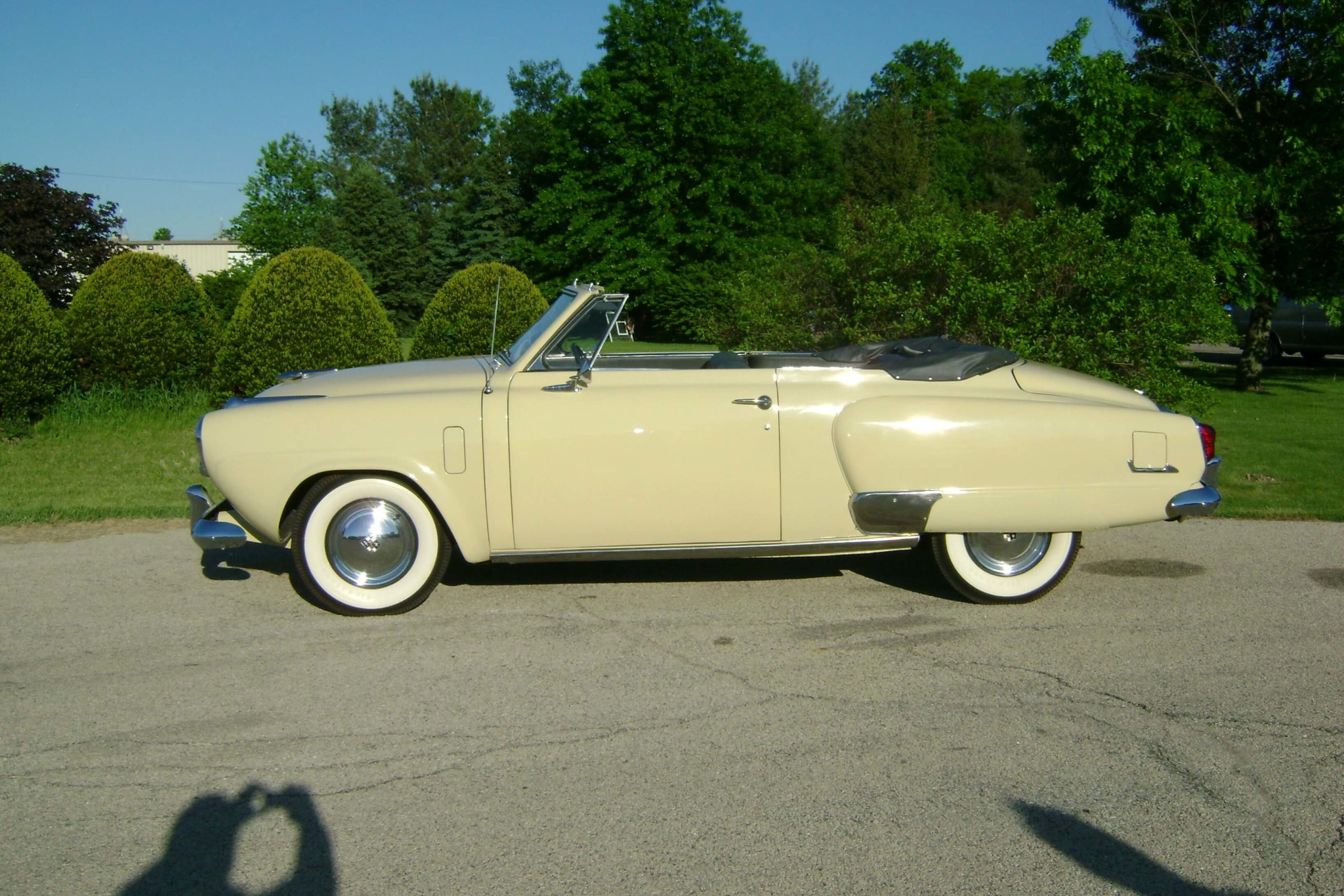 1951 Studebaker Commander Yellow Convertible 233cu/120hp | Frank's ...