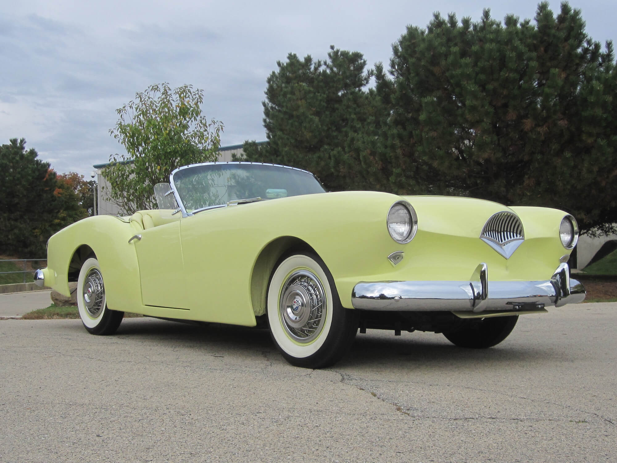 1954 Kaiser Darrin DKF161 Satin Yellow Roadster 161ci/90hp | Frank's ...