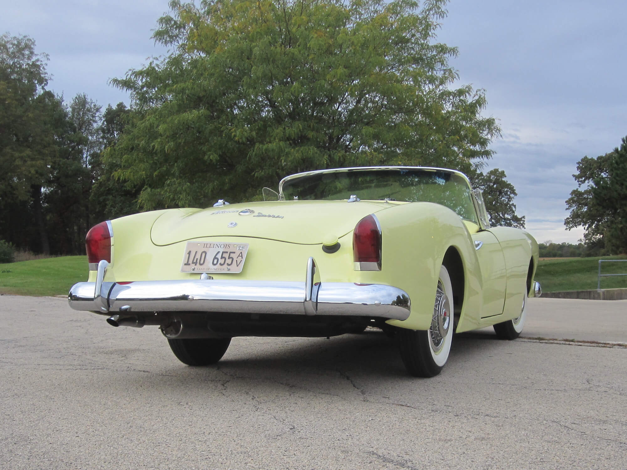 1954 Kaiser Darrin DKF161 Satin Yellow Roadster 161ci/90hp | Frank's ...