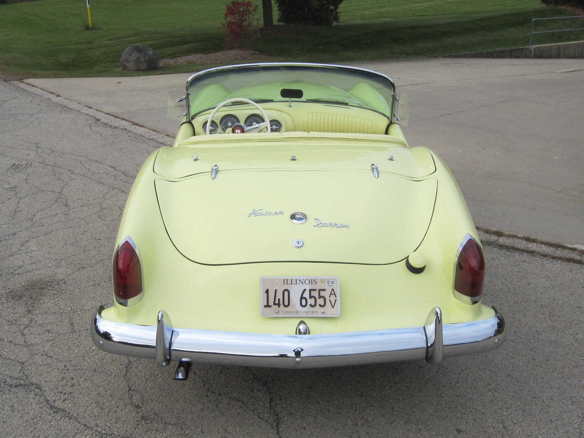 1954 Kaiser Darrin DKF161 Satin Yellow Roadster 161ci/90hp | Frank's ...