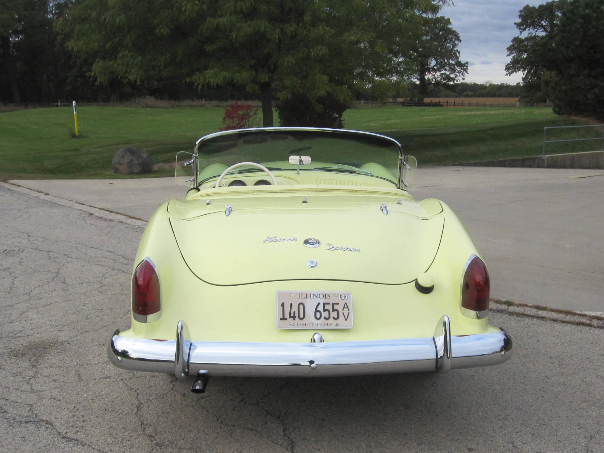 1954 Kaiser Darrin DKF161 Satin Yellow Roadster 161ci/90hp | Frank's ...