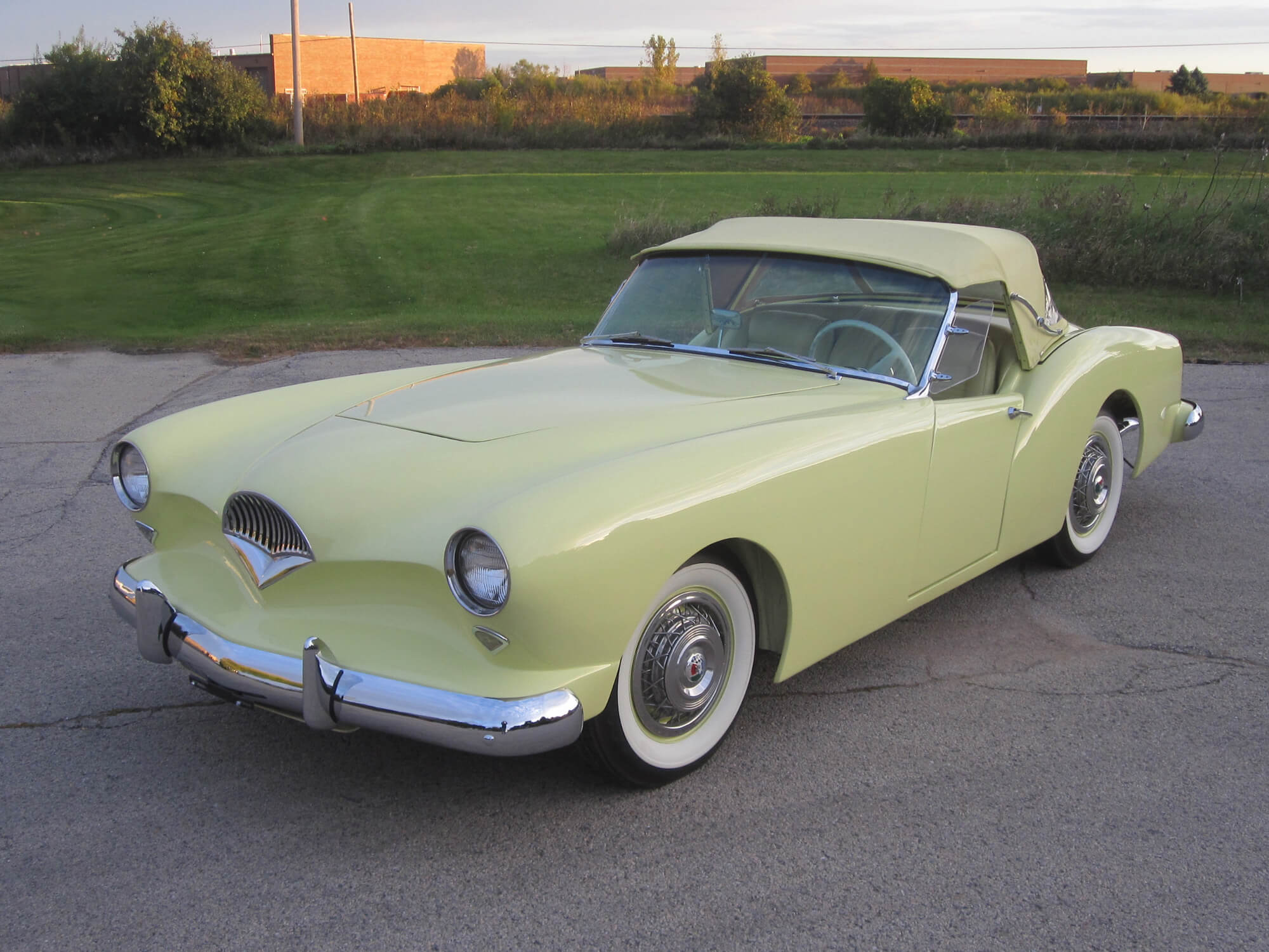 1954 Kaiser Darrin DKF161 Satin Yellow Roadster 161ci/90hp | Frank's ...