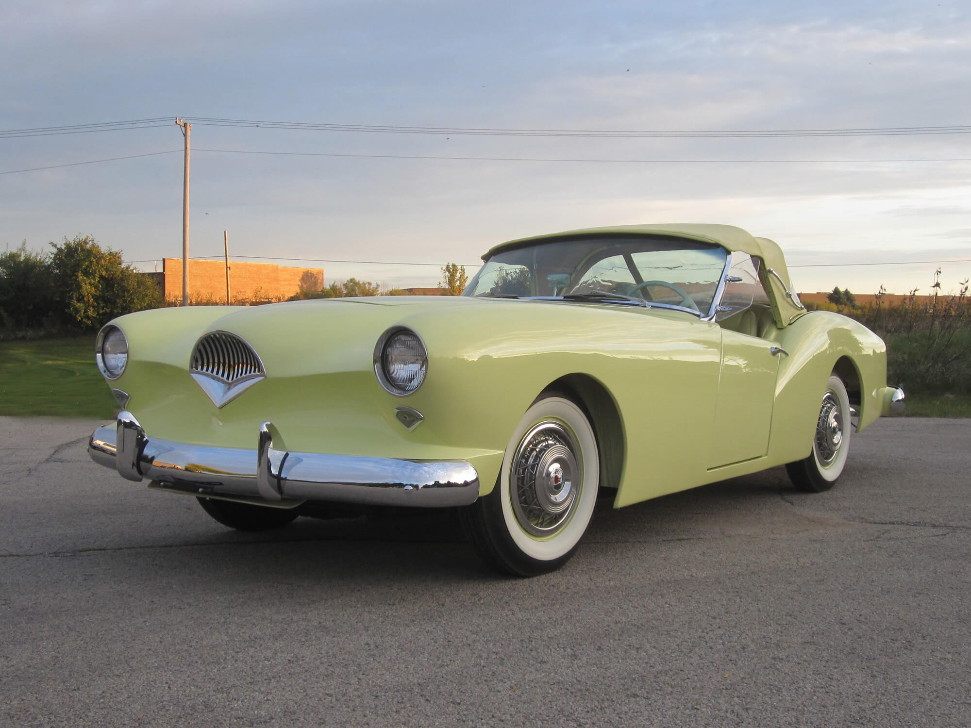 1954 Kaiser Darrin DKF161 Satin Yellow Roadster 161ci/90hp | Frank's ...