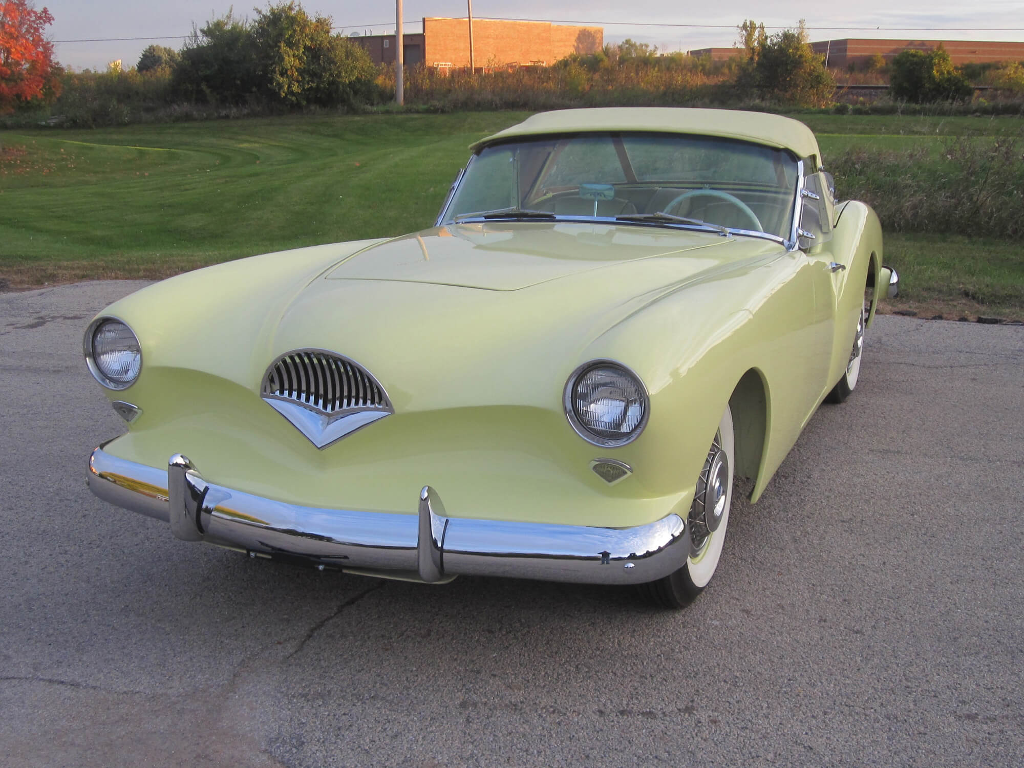 1954 Kaiser Darrin DKF161 Satin Yellow Roadster 161ci/90hp | Frank's ...