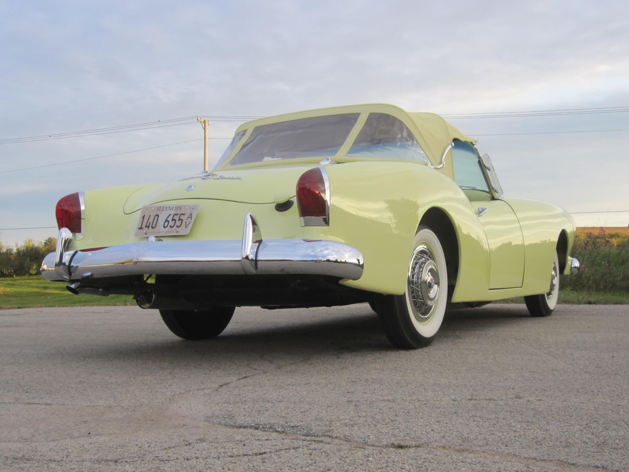 1954 Kaiser Darrin KF161 Satin Yellow Roadster 161ci/90hp | Frank's ...
