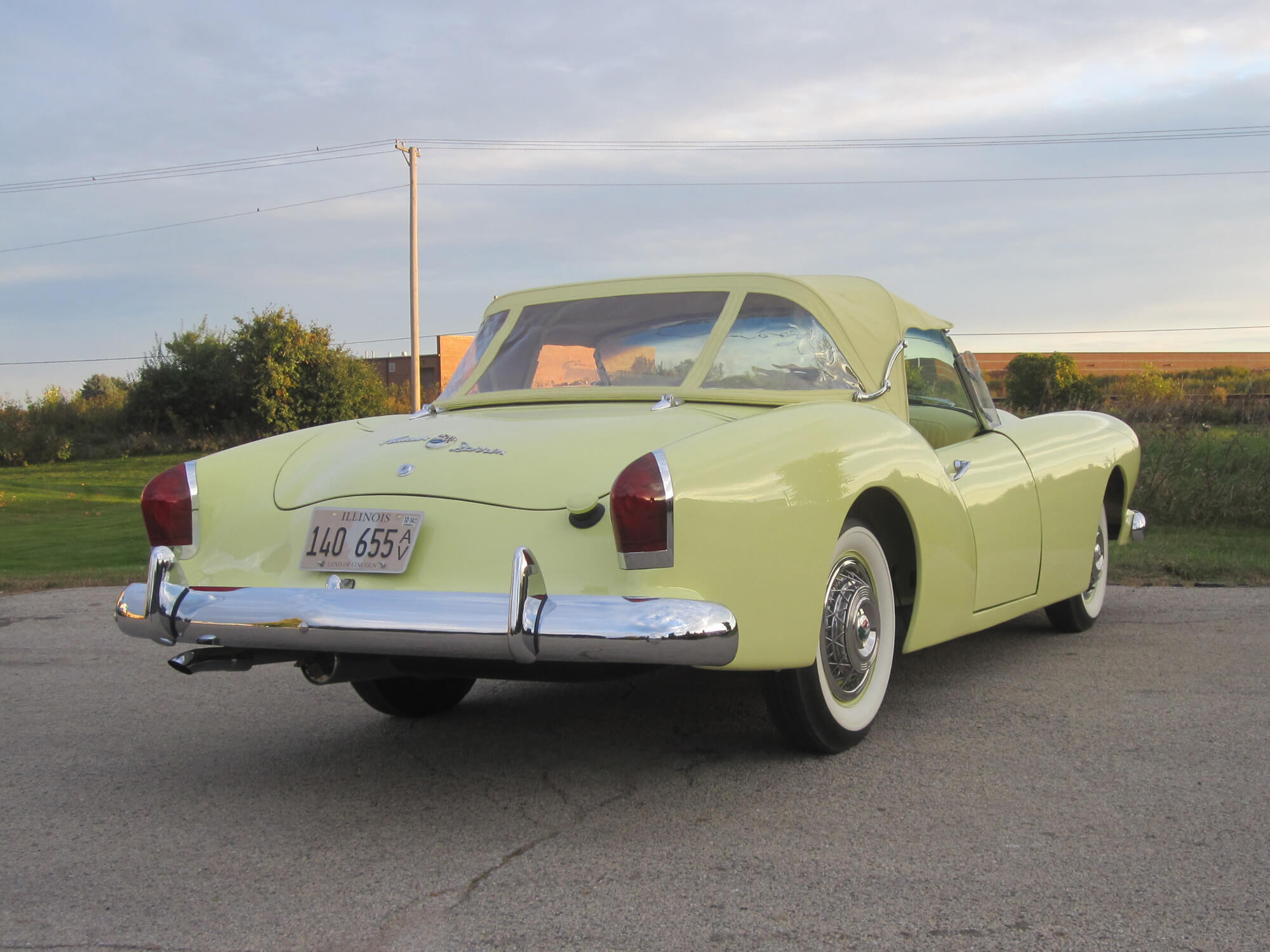 1954 Kaiser Darrin KF161 Satin Yellow Roadster 161ci/90hp | Frank's ...