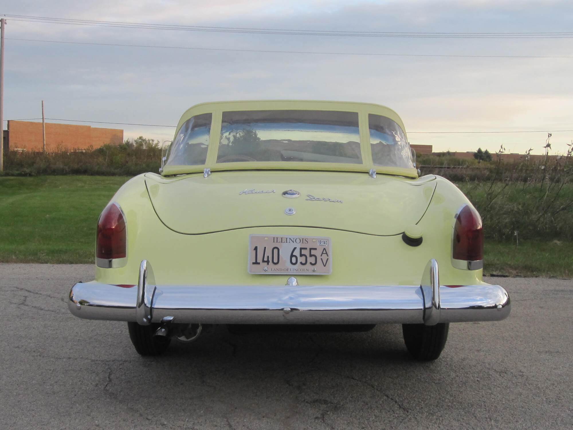 1954 Kaiser Darrin KF161 Satin Yellow Roadster 161ci/90hp | Frank's ...