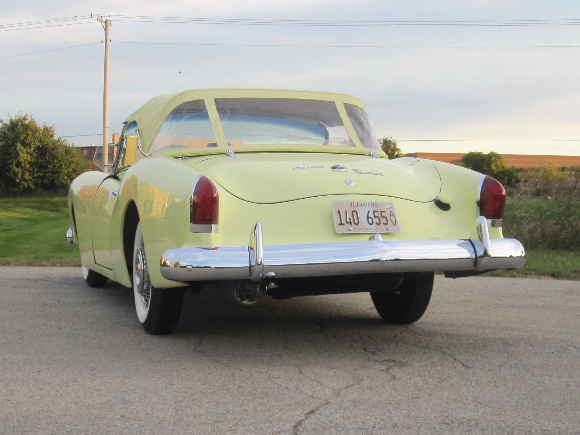 1954 Kaiser Darrin KF161 Satin Yellow Roadster 161ci/90hp | Frank's ...