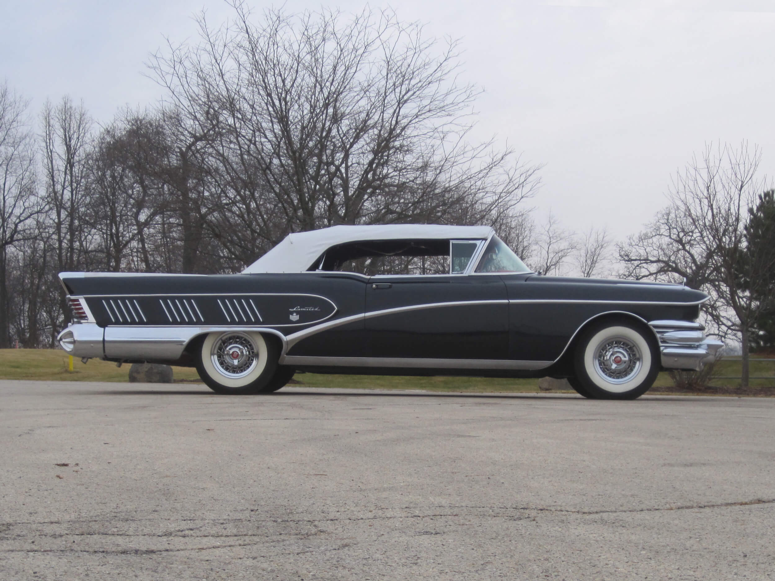 1958 Buick Limited Carlsbad Black Convertible 364cu/300hp | Frank's ...