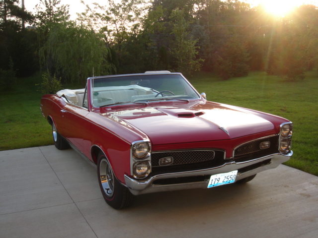 1967 Pontiac GTO Red Convertible | Frank's Classic Cars