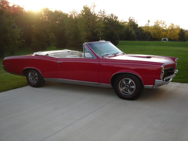 1967 Pontiac GTO Red Convertible | Frank's Classic Cars