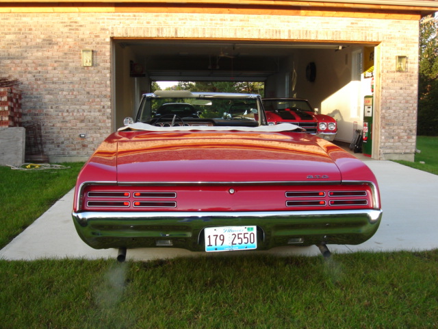 1967 Pontiac GTO Red Convertible | Frank's Classic Cars