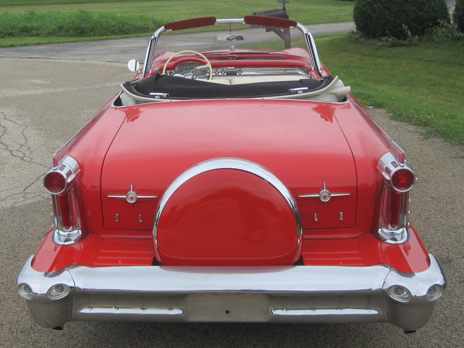 1958 Oldsmobile 98 Festival Red Convertible 371cu/305hp | Frank's ...