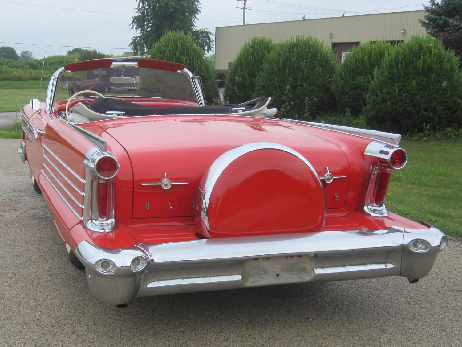 1958 Oldsmobile 98 Festival Red Convertible 371cu/305hp | Frank's ...