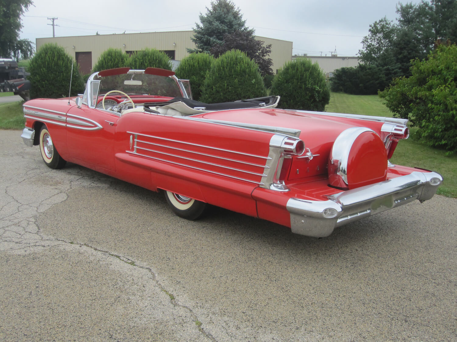 1958 Oldsmobile 98 Festival Red Convertible 371cu/305hp | Frank's ...