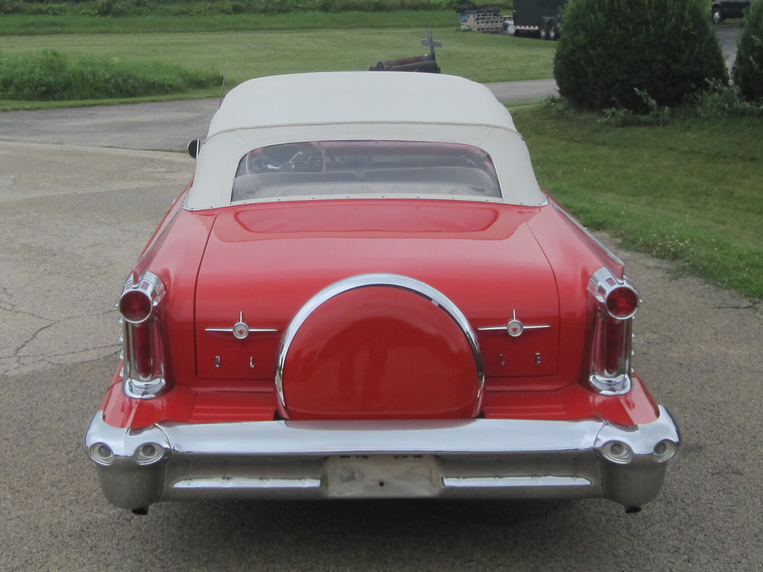 1958 Oldsmobile 98 Festival Red Convertible 371cu/305hp | Frank's ...